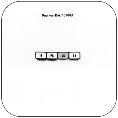 Paul van Dyk 45 Rpm-1 Album Cover Sticker