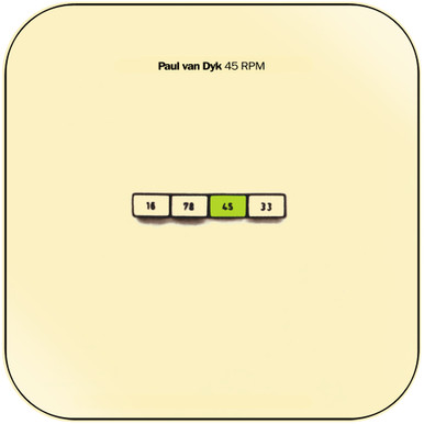 Paul van Dyk 45 Rpm-2 Album Cover Sticker