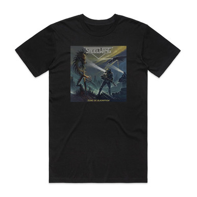 Steelwing Zone Of Alienation Album Cover T-Shirt Black