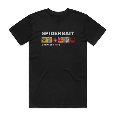 Spiderbait Greatest Hits Album Cover T-Shirt Black
