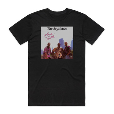 The Stylistics Love Talk Album Cover T-Shirt Black