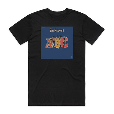 The Jackson 5 Abc Album Cover T-Shirt Black