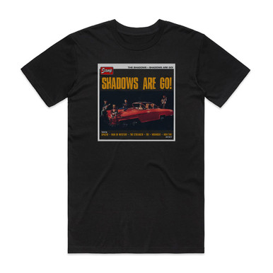 The Shadows Shadows Are Go Album Cover T-Shirt Black
