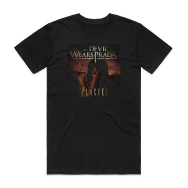 The Devil Wears Prada Plagues Album Cover T-Shirt Black