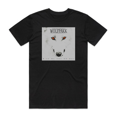 Wolfpakk Rise Of The Animal Album Cover T-Shirt Black