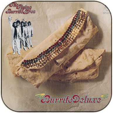 The Flying Burrito Brothers Burrito Deluxe Album Cover Sticker