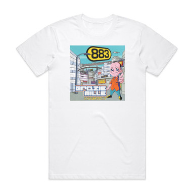 883 Grazie Mille Album Cover T-Shirt White