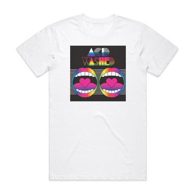 Acid Washed Acid Washed Album Cover T-Shirt White
