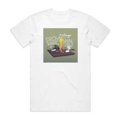 Andy Flannagan Drowning In The Shallow Album Cover T-Shirt White