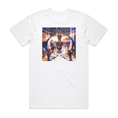 Agent Steel Alienigma Album Cover T-Shirt White
