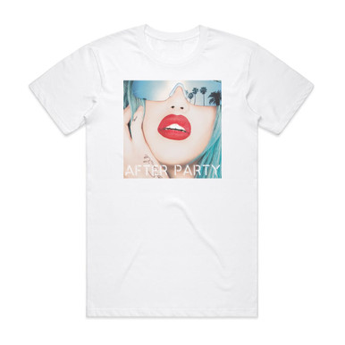 Adore Delano After Party Album Cover T-Shirt White