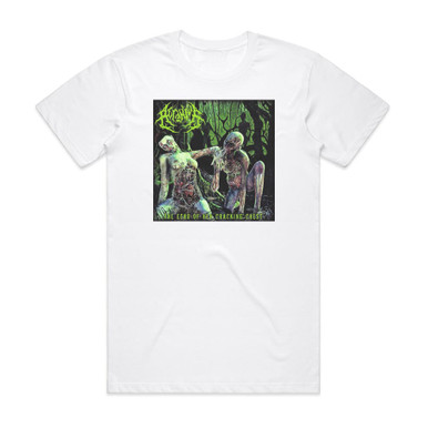 Acranius The Echo Of Her Cracking Chest Album Cover T-Shirt White
