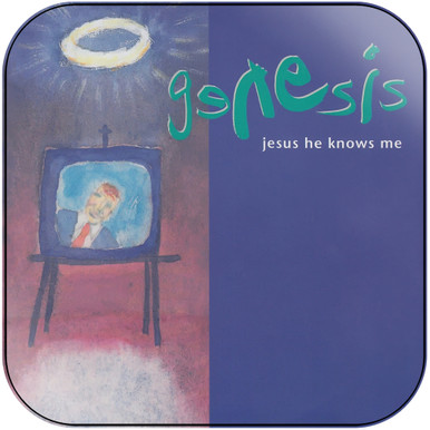 Genesis Jesus He Knows Me Album Cover Sticker