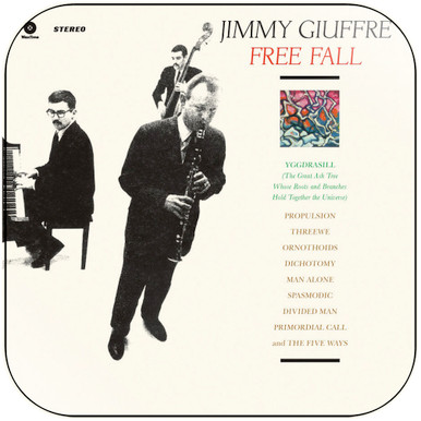 Jimmy Giuffre Free Fall Album Cover Sticker
