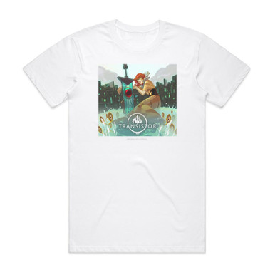 Darren Korb Transistor Original Soundtrack Album Cover T-Shirt White