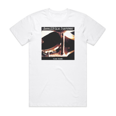 Demolition Hammer Time Bomb Album Cover T-Shirt White