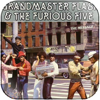 Grandmaster Flash and The Furious Five The Message-1 Album Cover Sticker