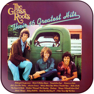 The Grass Roots Their 16 Greatest Hits Album Cover Sticker