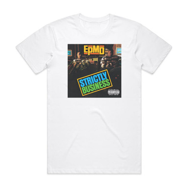 EPMD Strictly Business Album Cover T-Shirt White