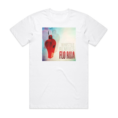 Flo Rida Whistle 1 Album Cover T-Shirt White