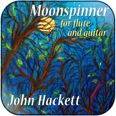 John Hackett Moonspinner For Flute Guitar Album Cover Sticker