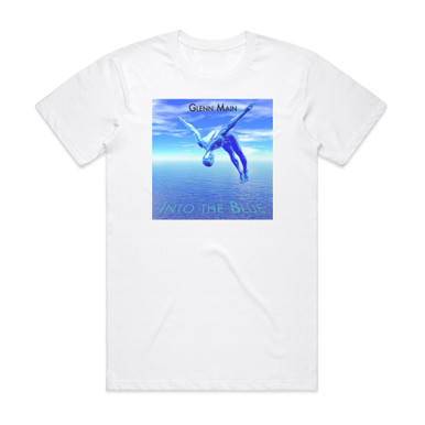 Glenn Main Into The Blue Album Cover T-Shirt White