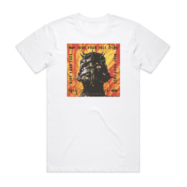 hide Hide Your Face Album Cover T-Shirt White