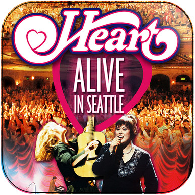 Heart Alive In Seattle Album Cover Sticker
