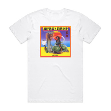 Jefferson Starship Spitfire Album Cover T-Shirt White