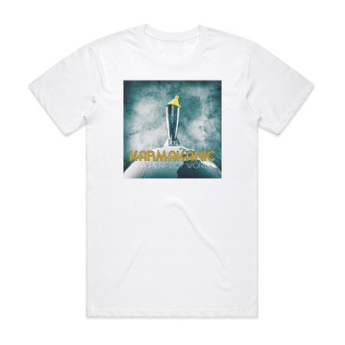 Karmakanic In A Perfect World Album Cover T-Shirt White
