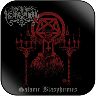 Necrophobic Satanic Blasphemies Album Cover Sticker