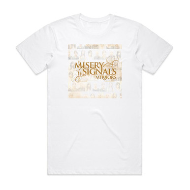 Misery Signals Mirrors Album Cover T-Shirt White