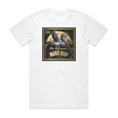 Mobb Deep The Infamous Mobb Deep Album Cover T-Shirt White