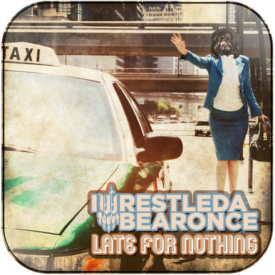 iwrestledabearonce Late For Nothing Album Cover Sticker