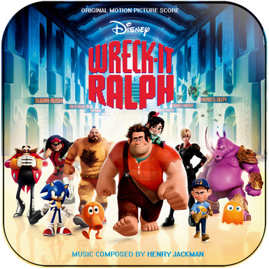 Henry Jackman Wreck It Ralph Album Cover Sticker