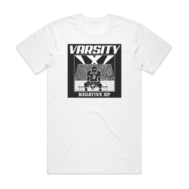 Negative XP Varsity Album Cover T-Shirt White