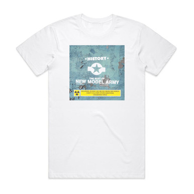 New Model Army History The Singles 85 91 Album Cover T-Shirt White