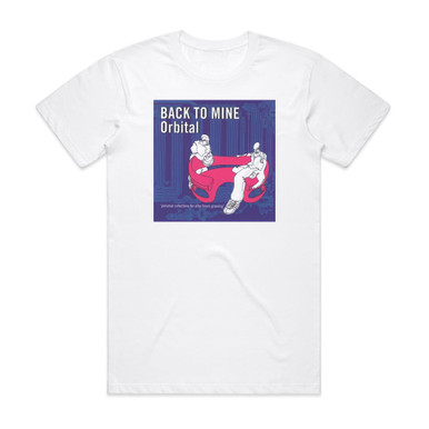 Orbital Back To Mine Orbital Album Cover T-Shirt White