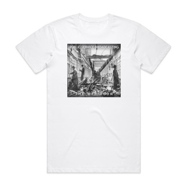Public Service Broadcasting The War Room Album Cover T-Shirt White