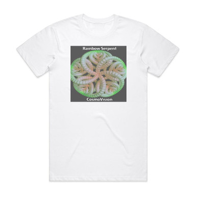 Rainbow Serpent Cosmovision Album Cover T-Shirt White