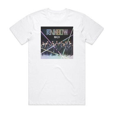 Rainbow Mach Japanese Version Album Cover T-Shirt White