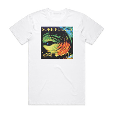 Sore Plexus Visual Agnosia Album Cover T-Shirt White