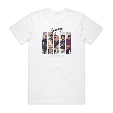 Smokie Uncovered Too Album Cover T-Shirt White