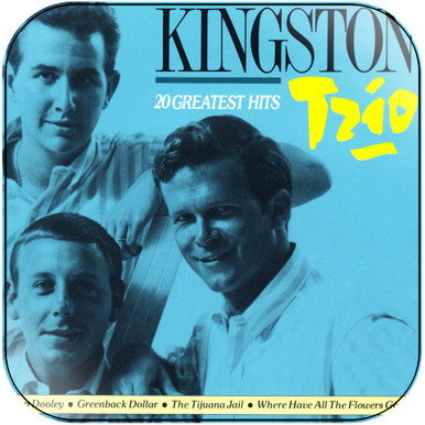 The Kingston Trio 20 Greatest Hits Album Cover Sticker