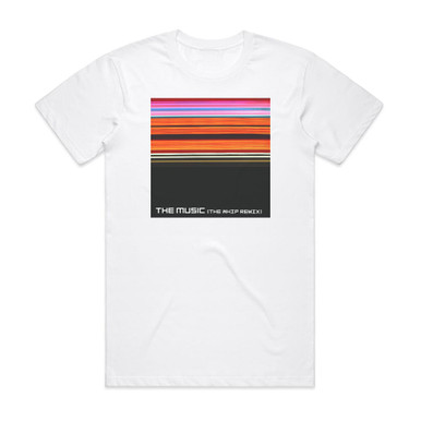 The Music Strength In Numbers Album Cover T-Shirt White