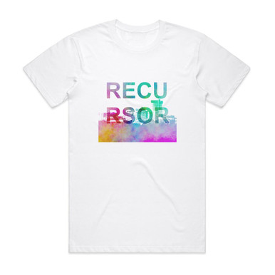The Resonance Association Recursor Album Cover T-Shirt White