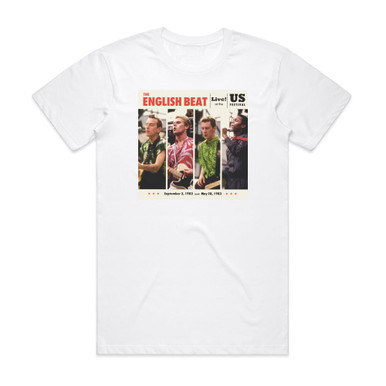 The Beat Live At The Us Festival 82 83 Album Cover T-Shirt White