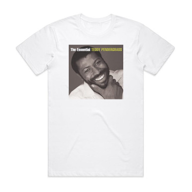 Teddy Pendergrass The Essential Teddy Pendergrass Album Cover T-Shirt White