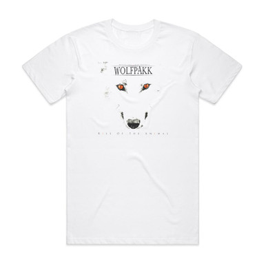 Wolfpakk Rise Of The Animal Album Cover T-Shirt White
