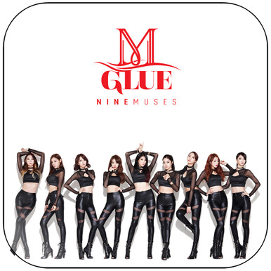 Nine Muses Glue Album Cover Sticker